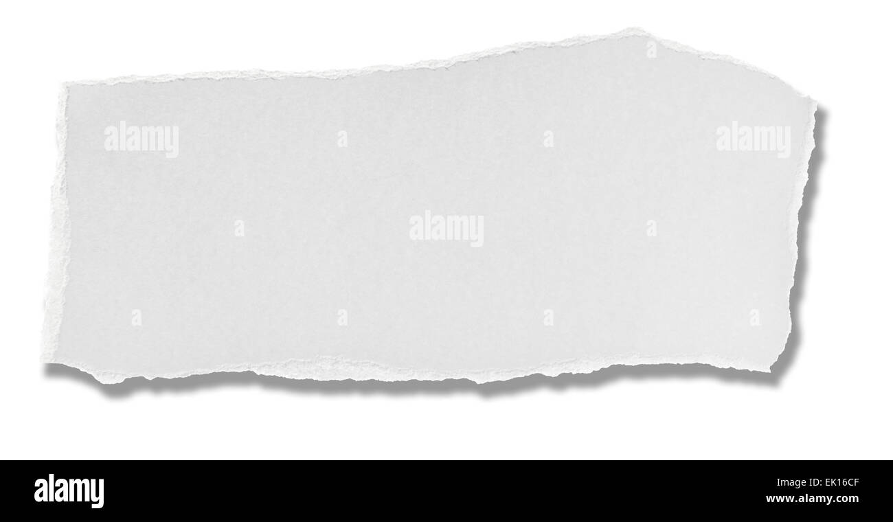 paper ripped note Stock Photo - Alamy