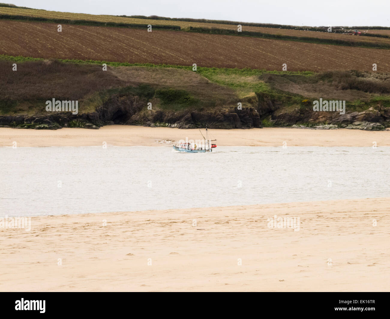 The River Camel estuary in Cornwall is a haven for water borne ...