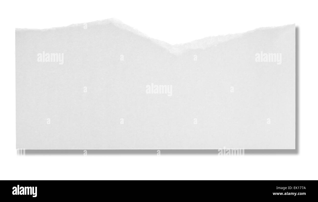 paper ripped note Stock Photo - Alamy