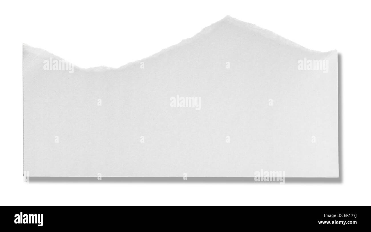 paper ripped note Stock Photo - Alamy