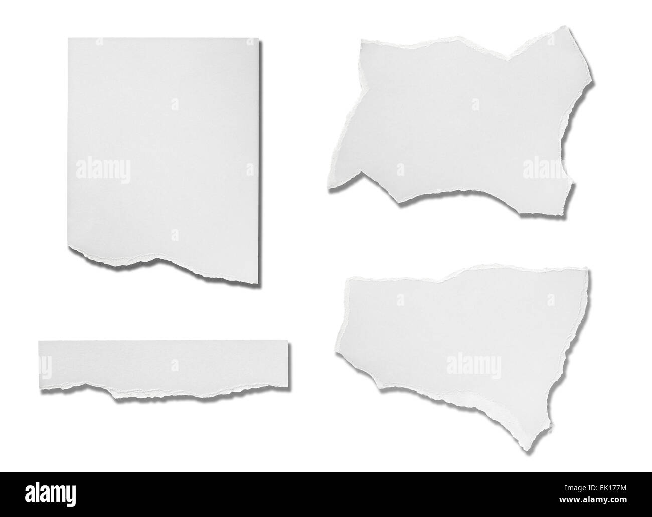 paper ripped note Stock Photo - Alamy