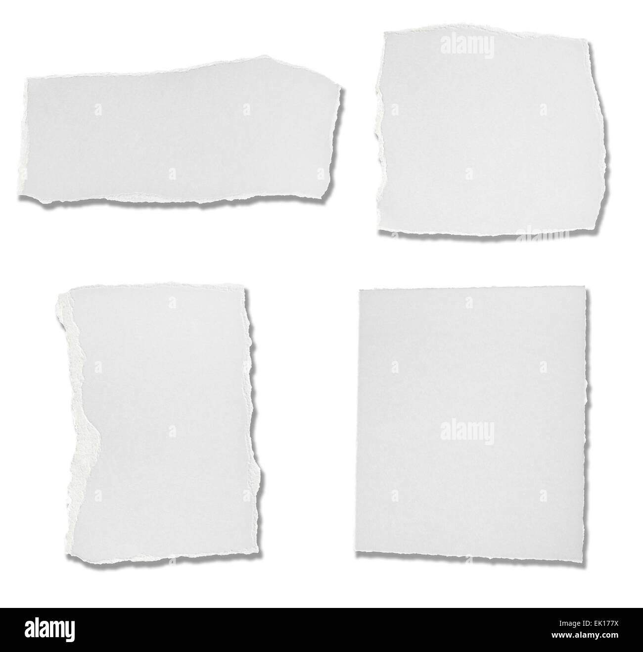 paper ripped note Stock Photo - Alamy