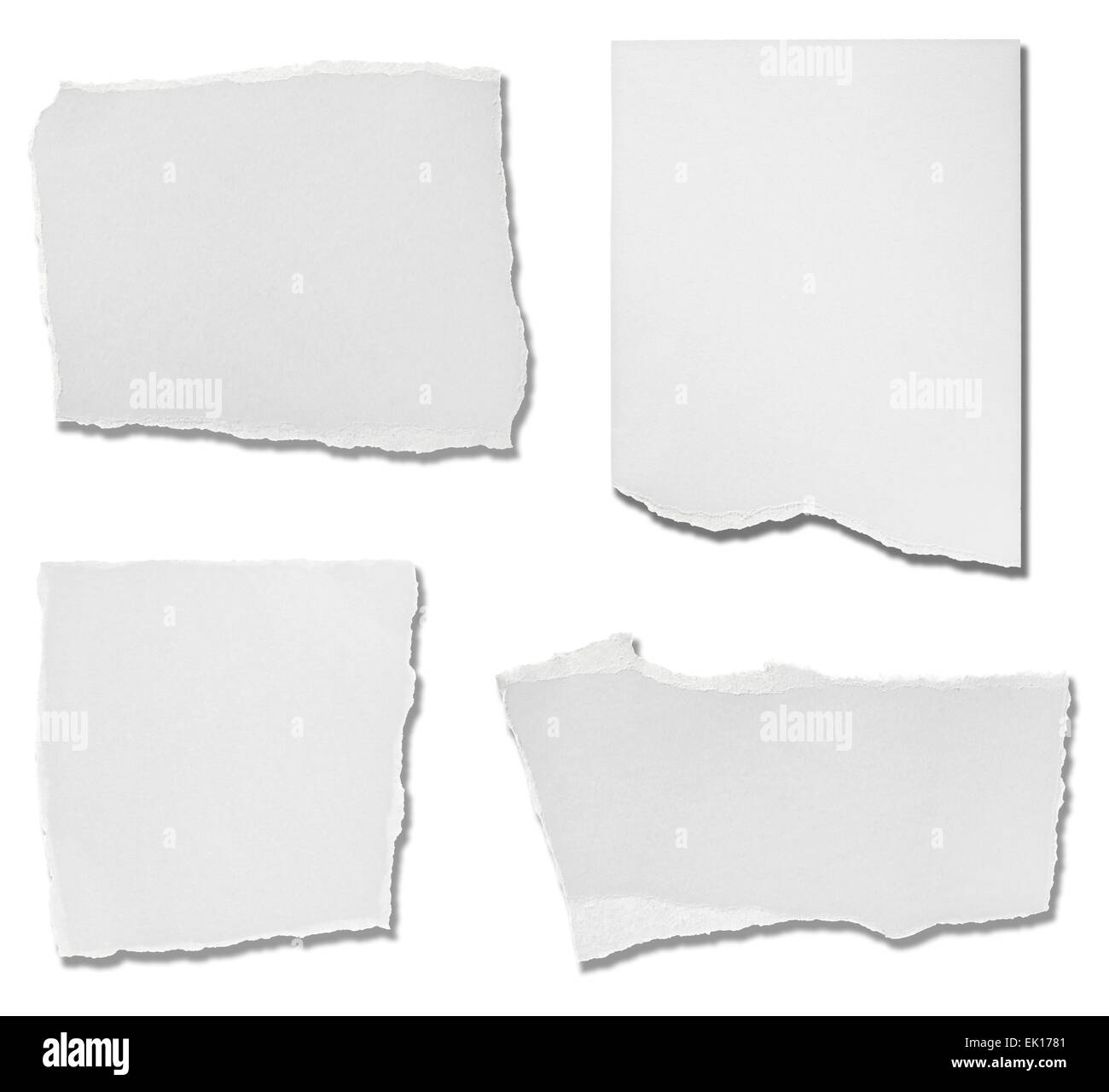 paper ripped note Stock Photo - Alamy