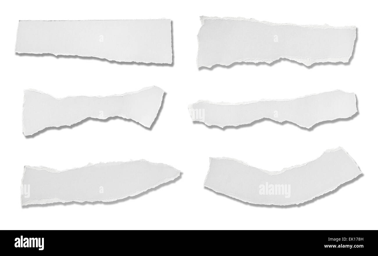 paper ripped note Stock Photo - Alamy