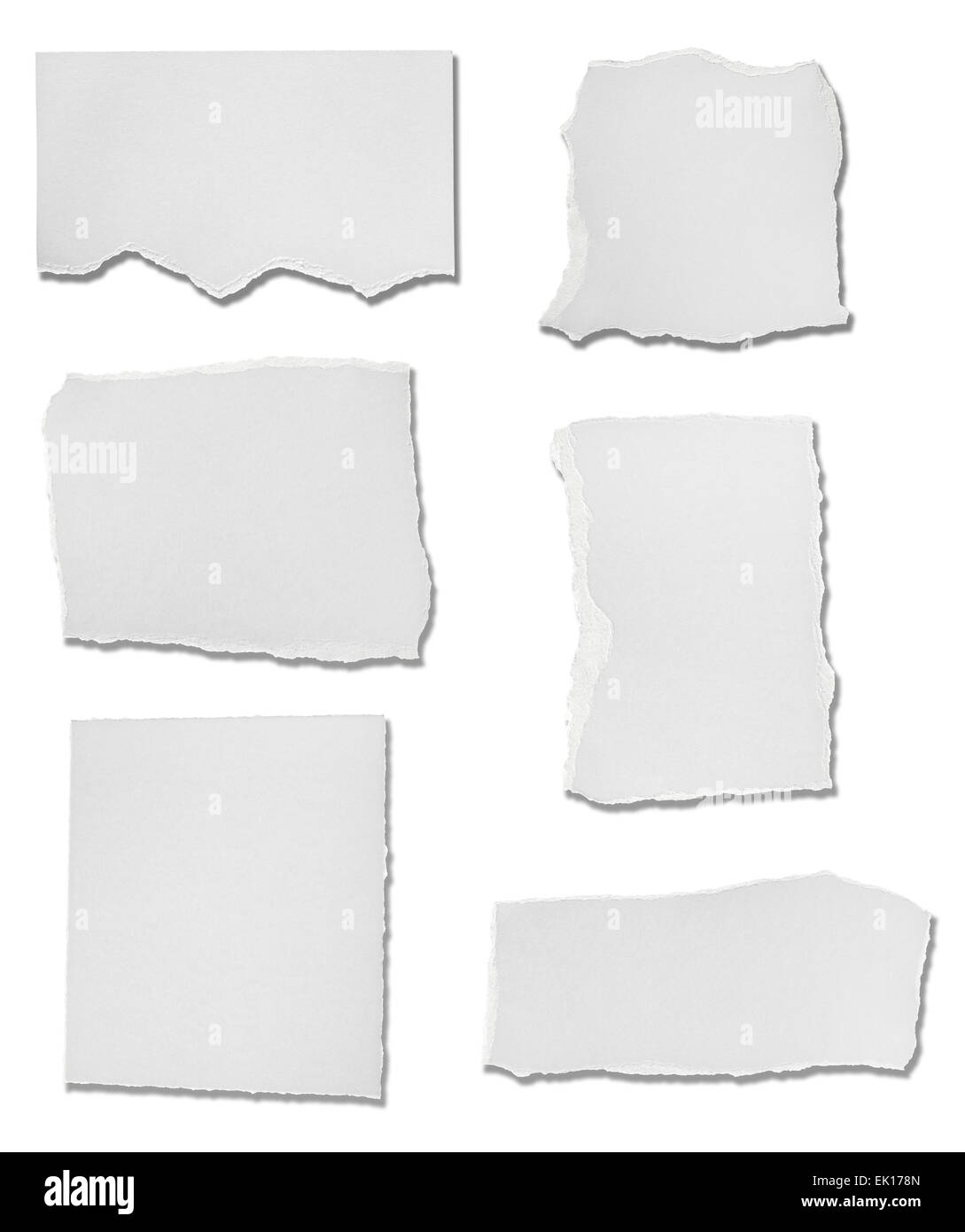 paper ripped note Stock Photo - Alamy