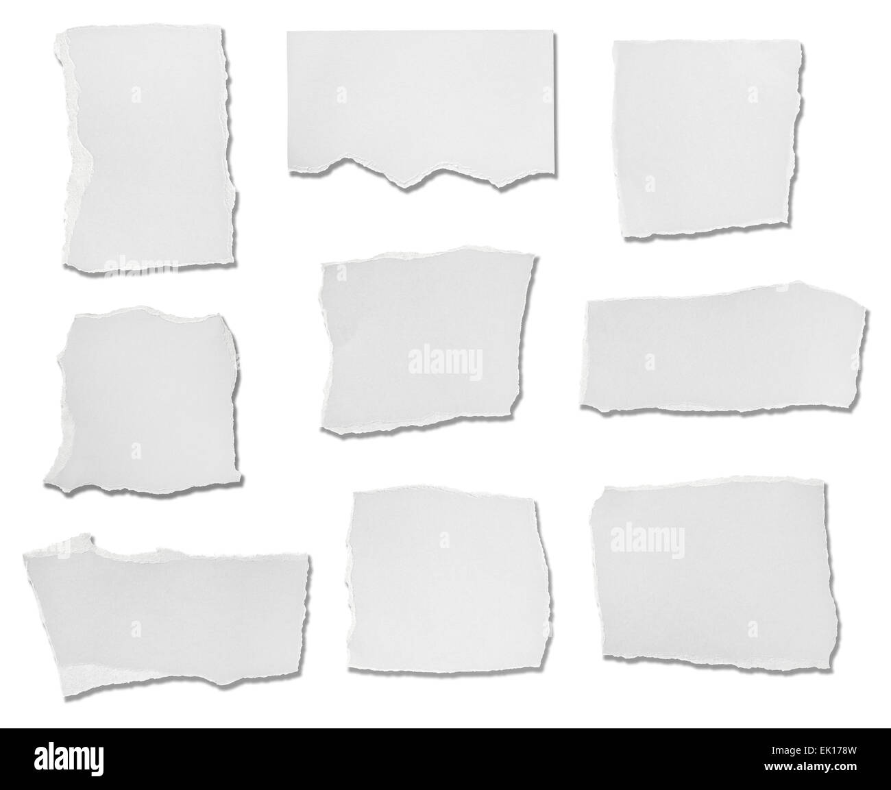 paper ripped note Stock Photo - Alamy