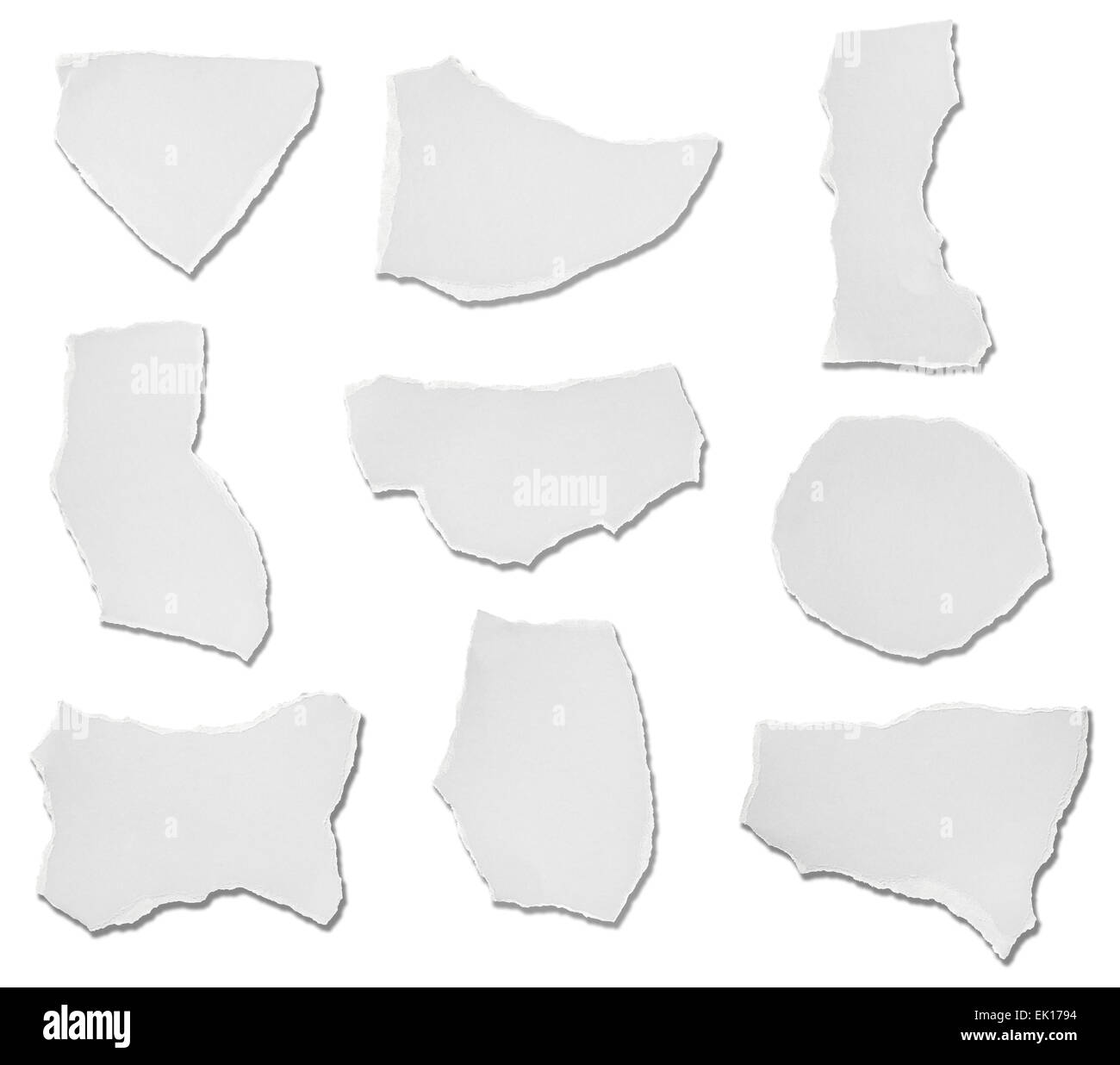 paper ripped note Stock Photo - Alamy