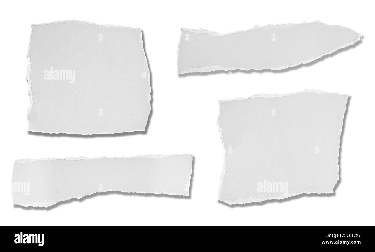 paper ripped note Stock Photo - Alamy