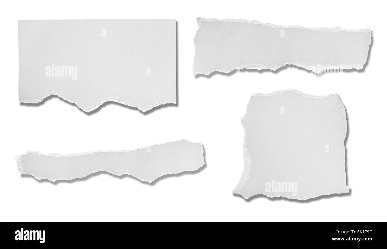 paper ripped note Stock Photo - Alamy