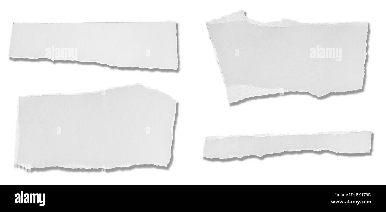 paper ripped note Stock Photo - Alamy