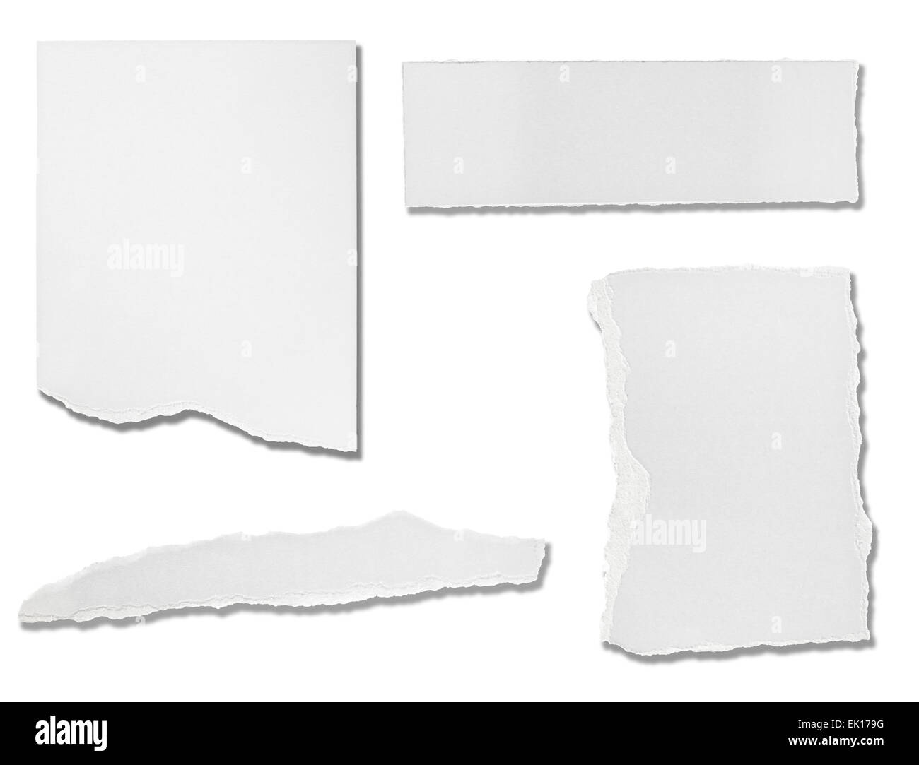 paper ripped note Stock Photo - Alamy