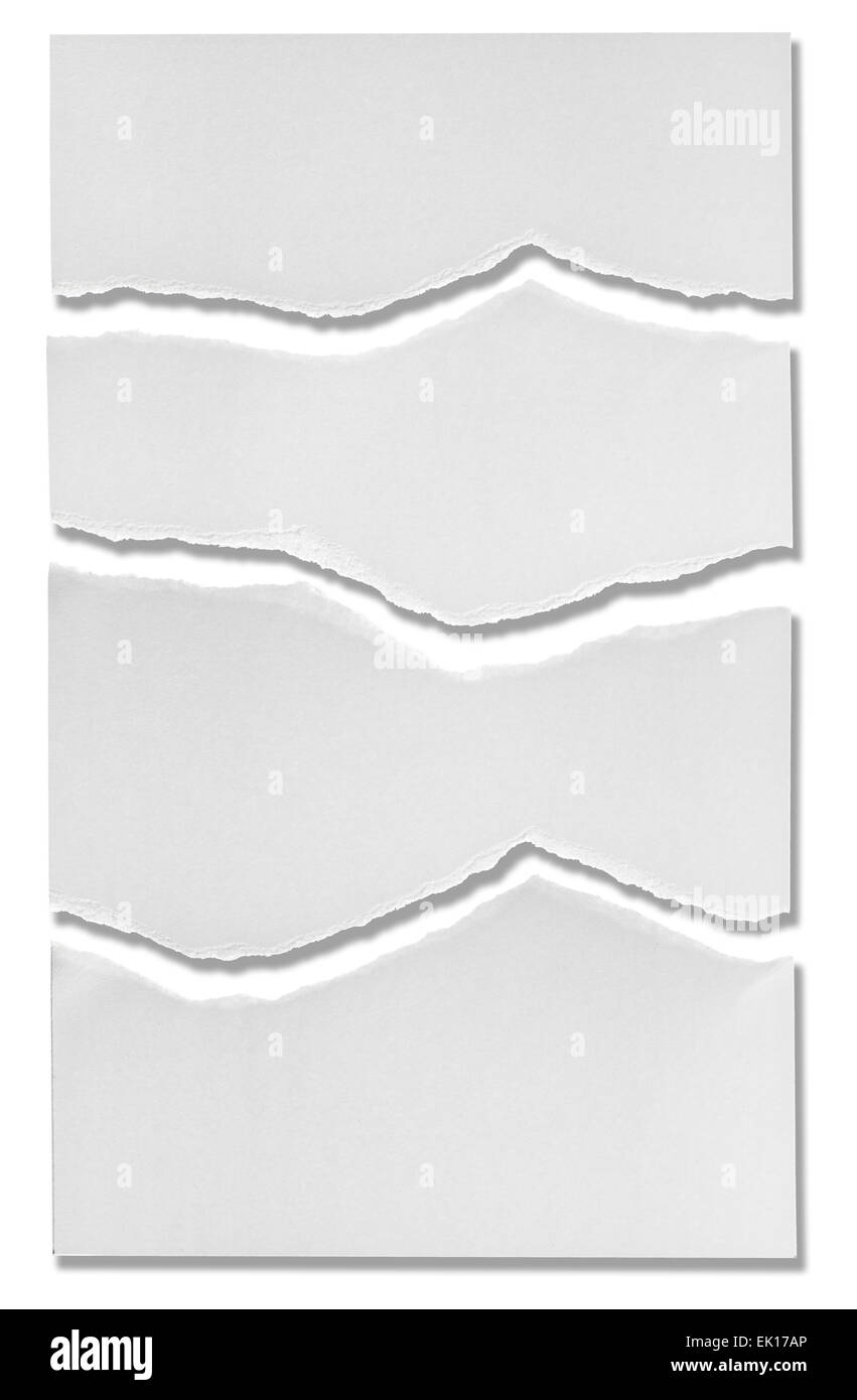 paper ripped note Stock Photo - Alamy