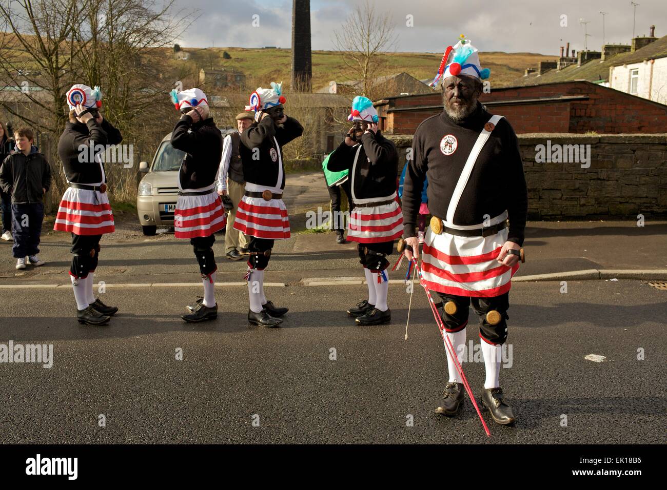Bacup, Lancashire, England, UK, 4th April 2015. The Britannia Coco-nut ...