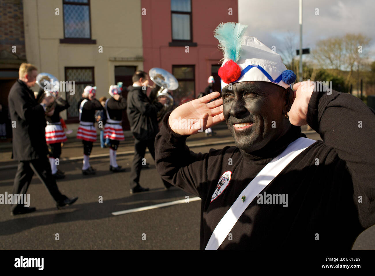 Bacup, Lancashire, England, UK, 4th April 2015. The Britannia Coco-nut ...