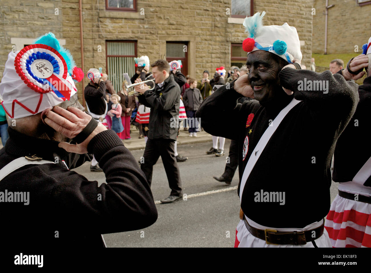 Britannia coconut dancers of bacup hi-res stock photography and images ...