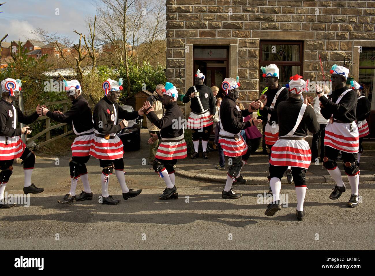 Bacup, Lancashire, England, UK, 4th April 2015. The Britannia Coco-nut ...