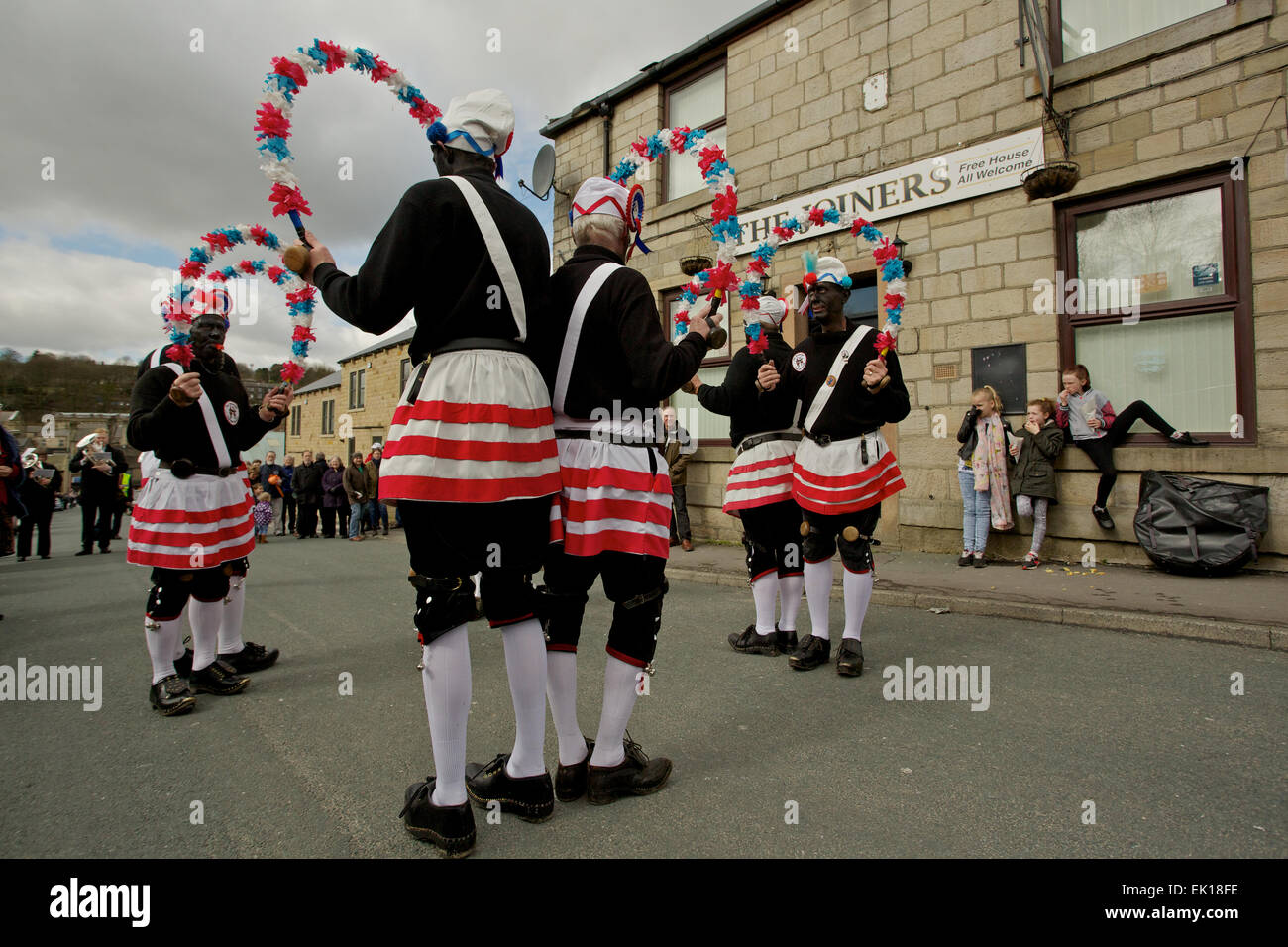 Bacup, Lancashire, England, UK, 4th April 2015. The Britannia Coco-nut ...