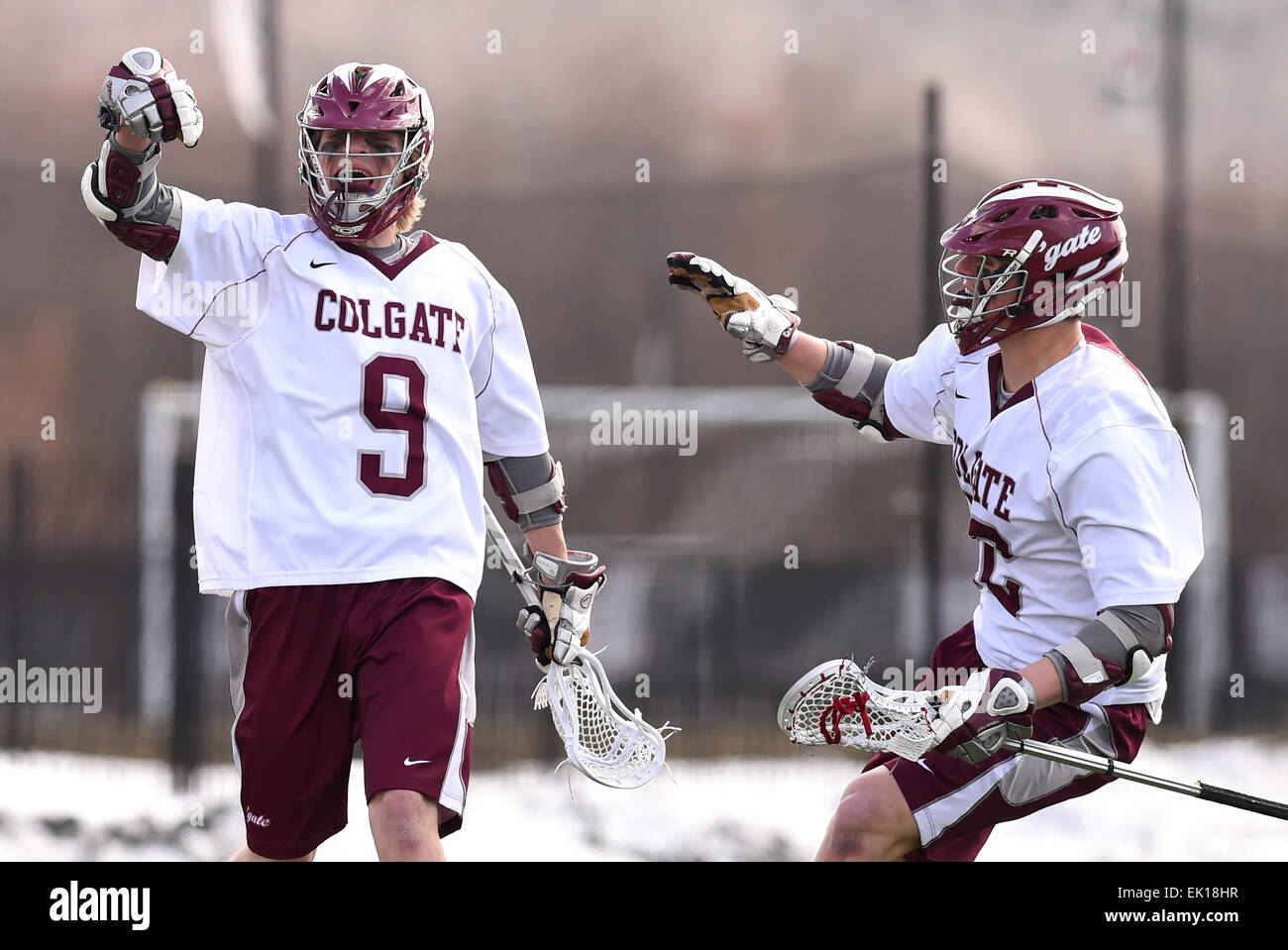 Hamilton, New York, USA. 4th Apr, 2015. Colgate Raiders attackman Chase ...