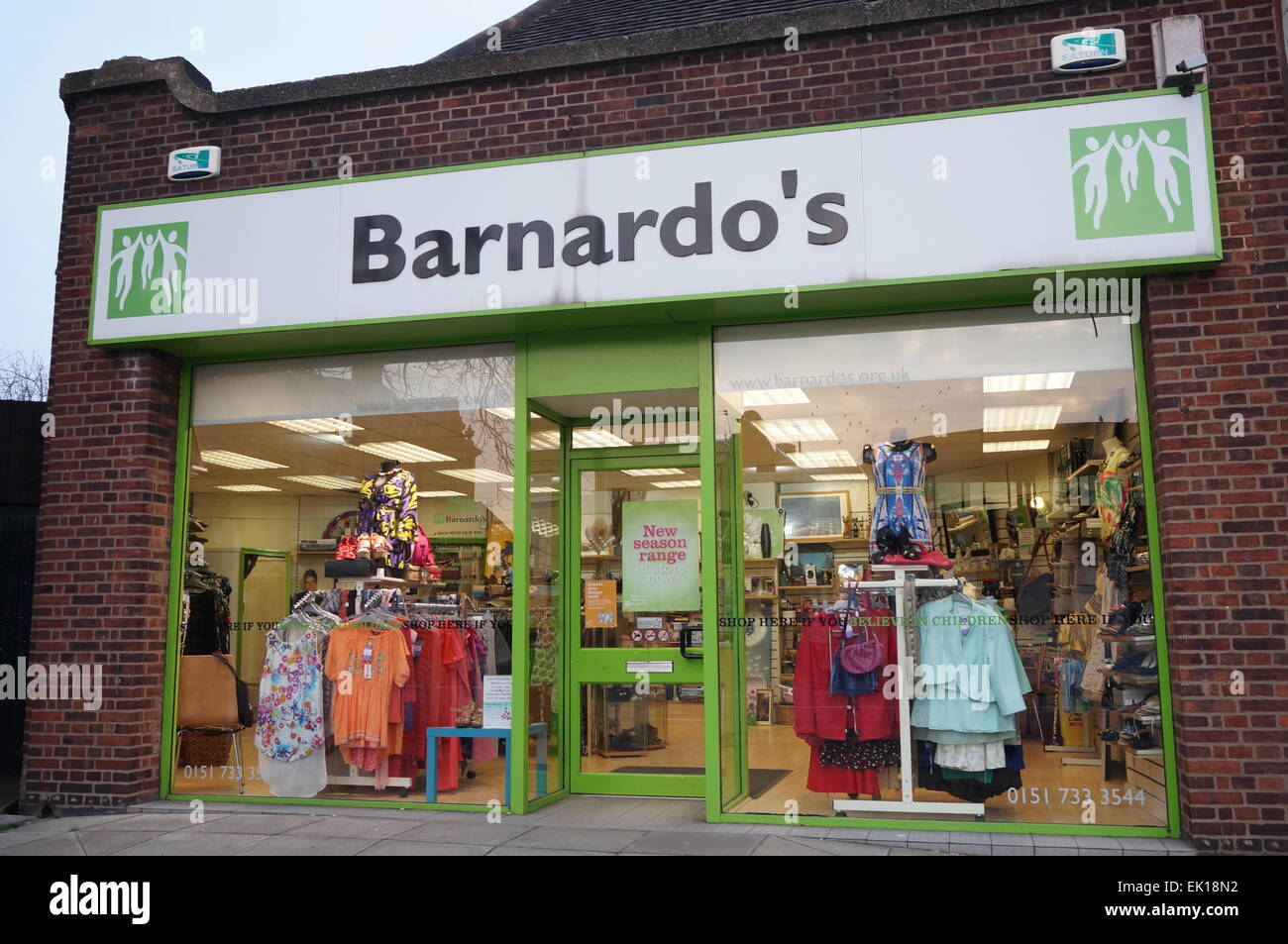 Barnardos charity shop in hi-res stock photography and images - Alamy