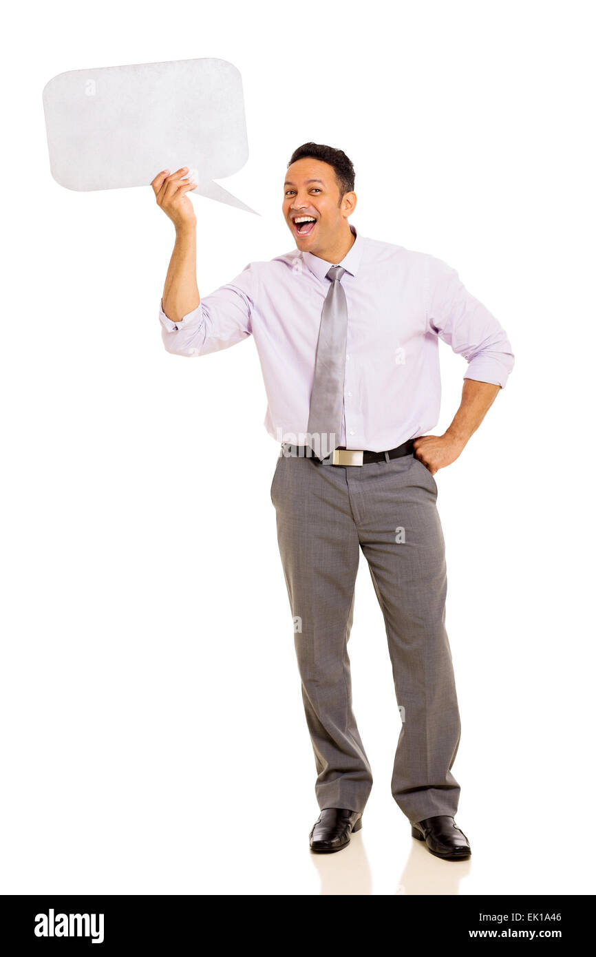 Middle aged man standing screaming Cut Out Stock Images & Pictures - Alamy