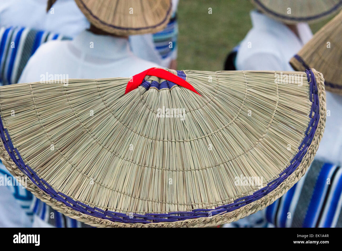 Ama woman in traditional clothing and hat at Shirahama Ama Festival ...