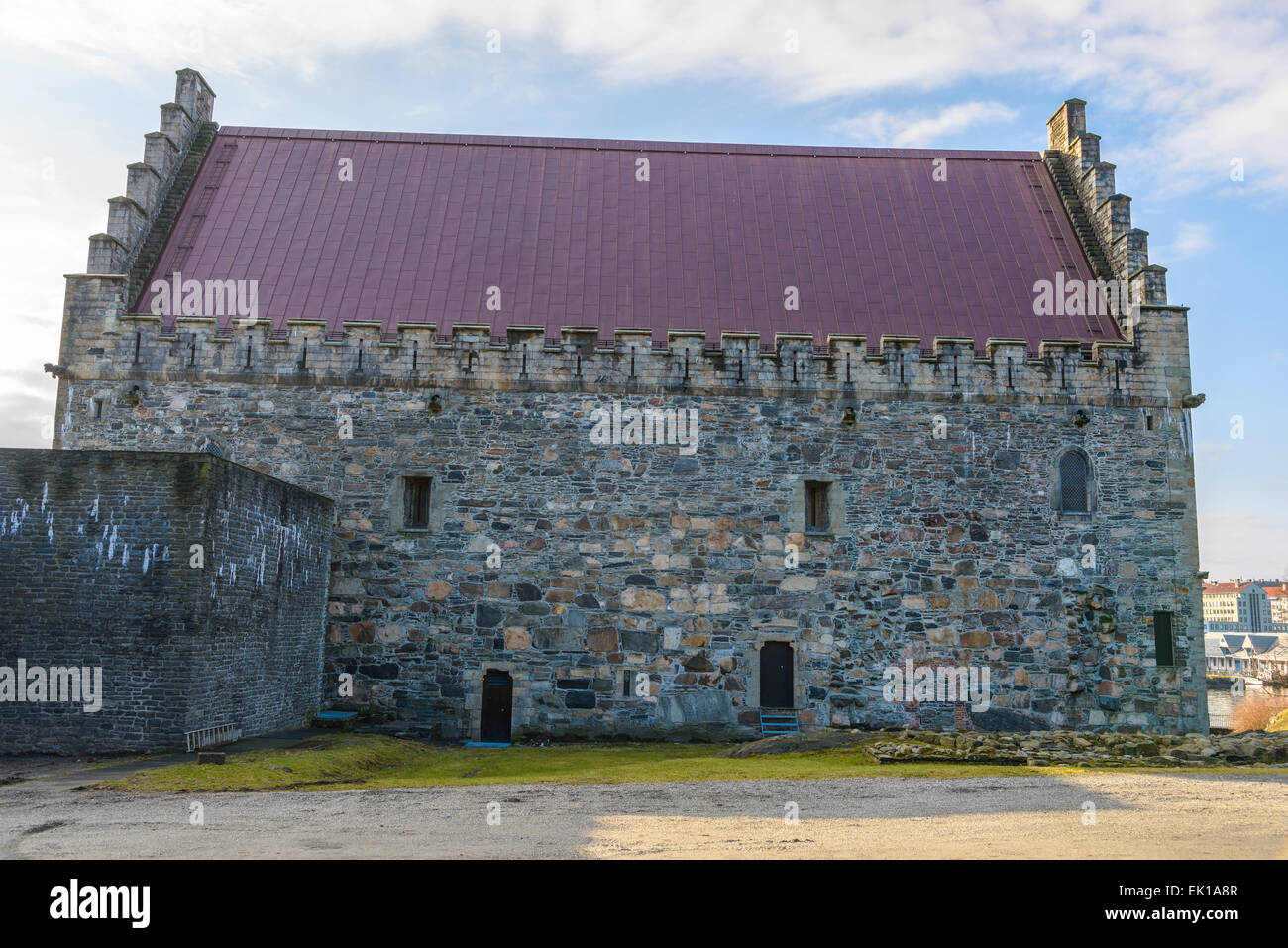 Haakon's Hall is a medieval stone hall located inside the Bergenhus ...
