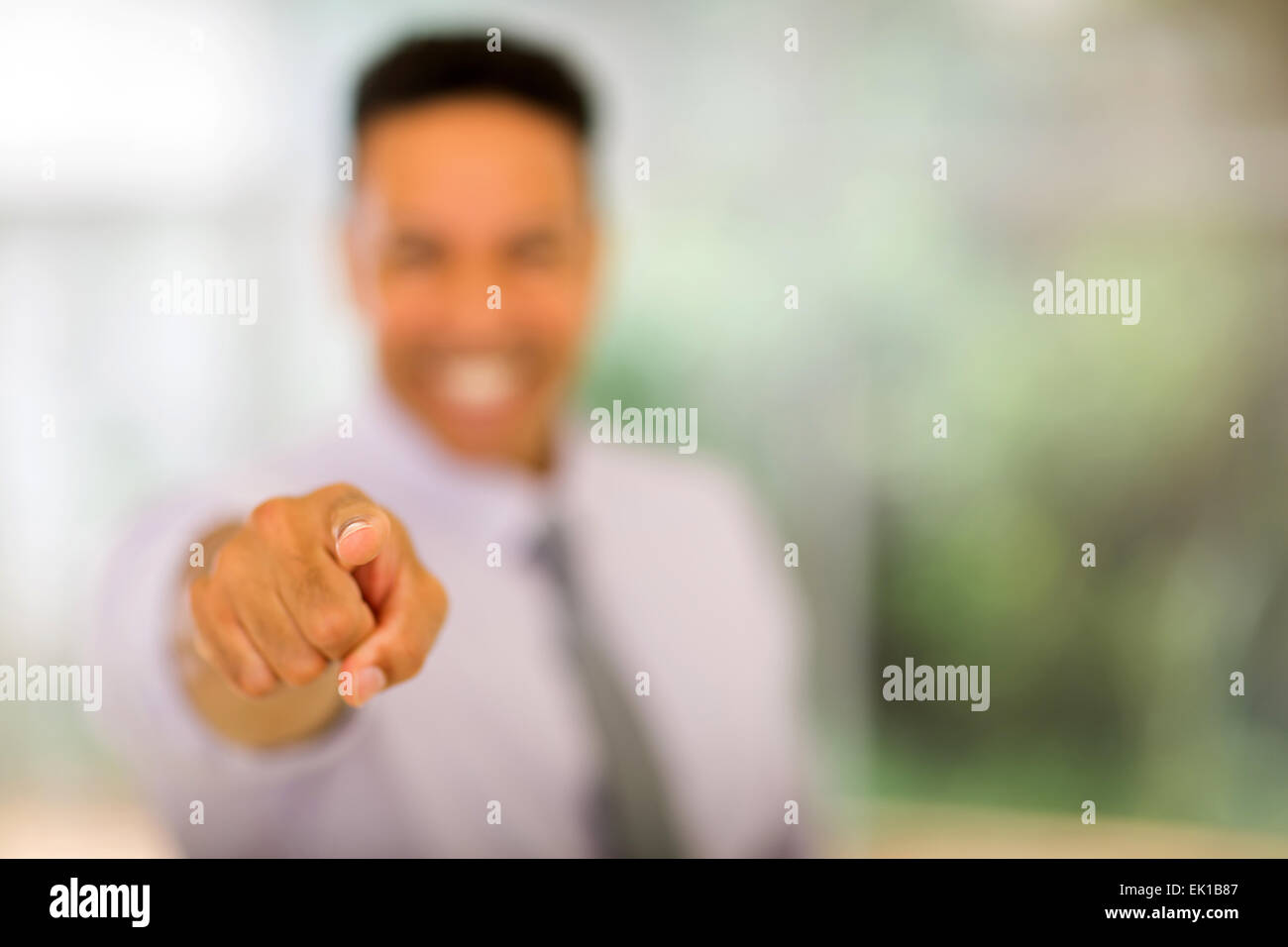 businessman finger pointing at the camera Stock Photo - Alamy