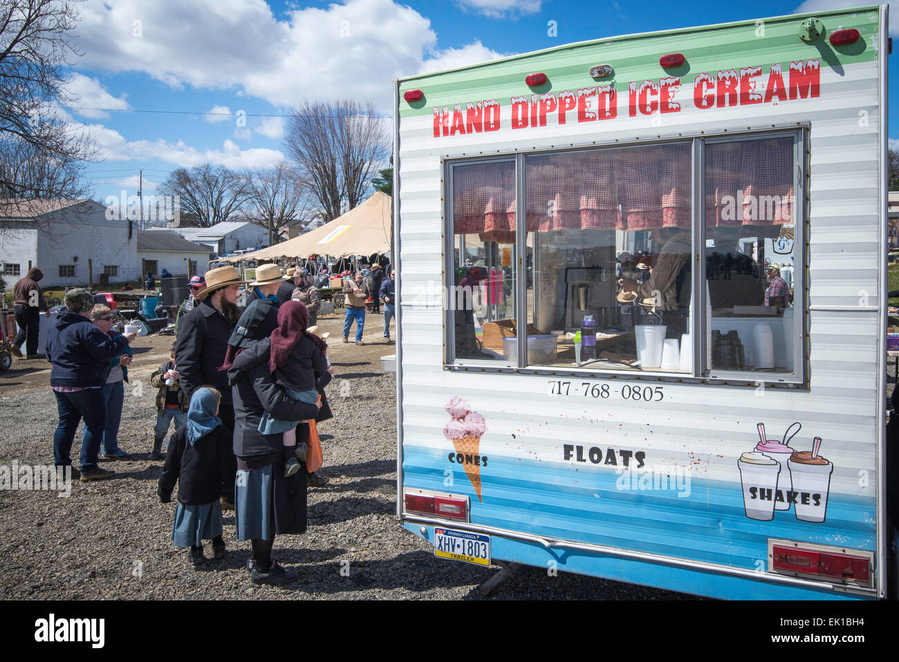 Lancaster, Pennsylvania, USA. 03rd Apr, 2015. Amish Mud Sale, held ...