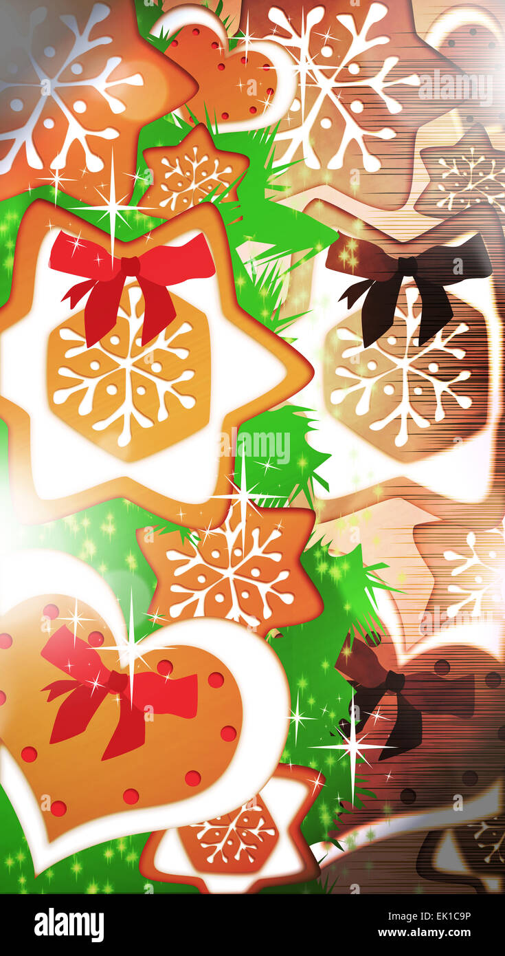 Advent or christmas advert poster or flyer background with empty space ...