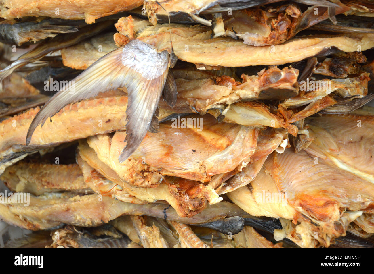 patterns of dried fish background Stock Photo - Alamy