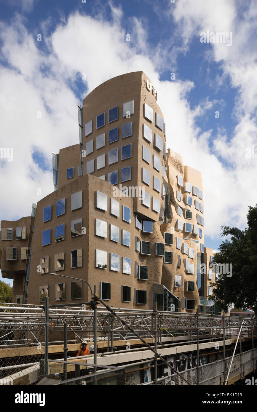 Dr. Chau Chak Wing Building on the campus of the University of Technology Sydney Australia (UTS ...
