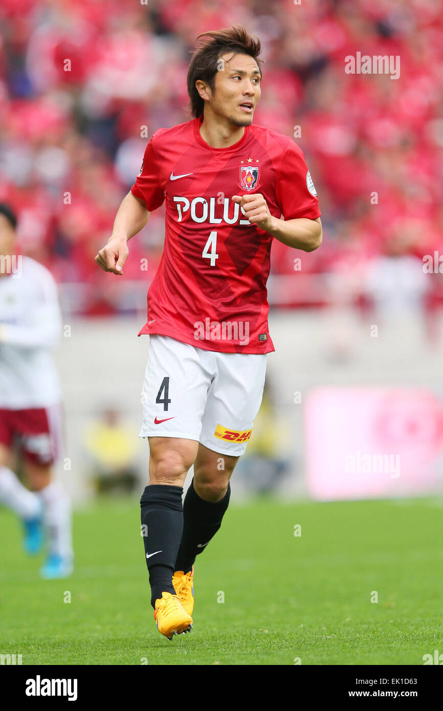 Saitama, Japan. 4th Apr, 2015. Daisuke Nasu (Reds) Football /Soccer : 2015 J1 League 1st stage ...