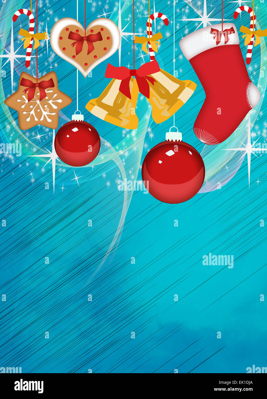 Advent or christmas advert poster or flyer background with empty space ...