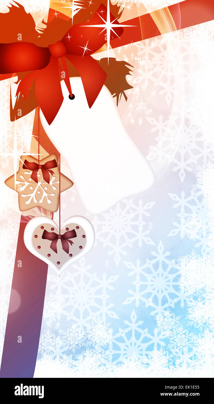 Advent or christmas advert poster or flyer background with empty space ...