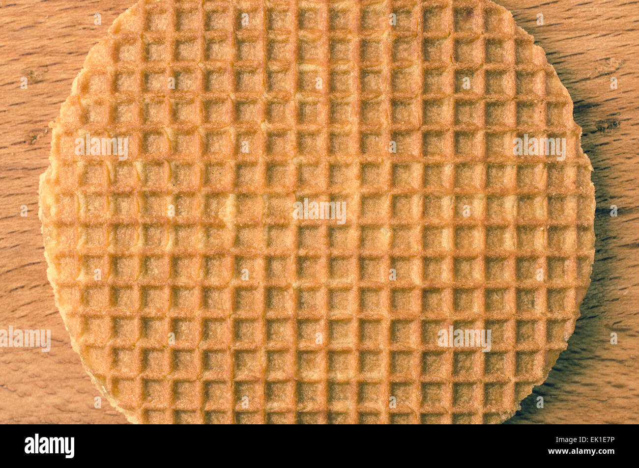 Top view round waffle hi-res stock photography and images - Alamy