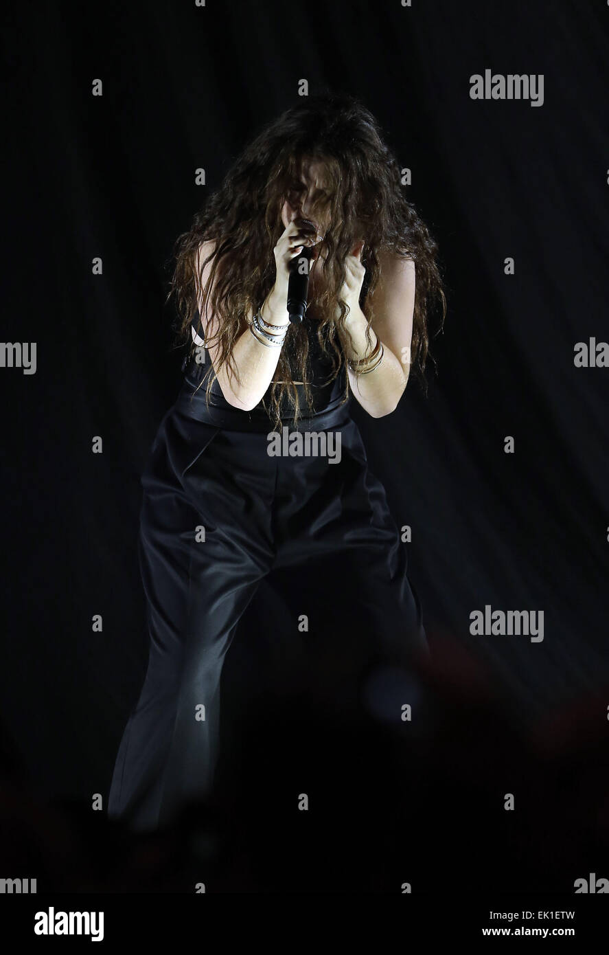 Lorde performs at The Joint inside The Hard Rock Hotel and Casino ...