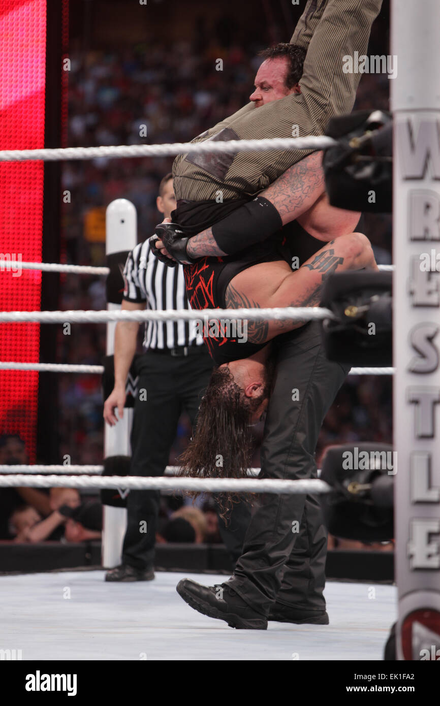 Santa Clara, California, USA. 29th Mar, 2015. The Undertaker during WWE ...