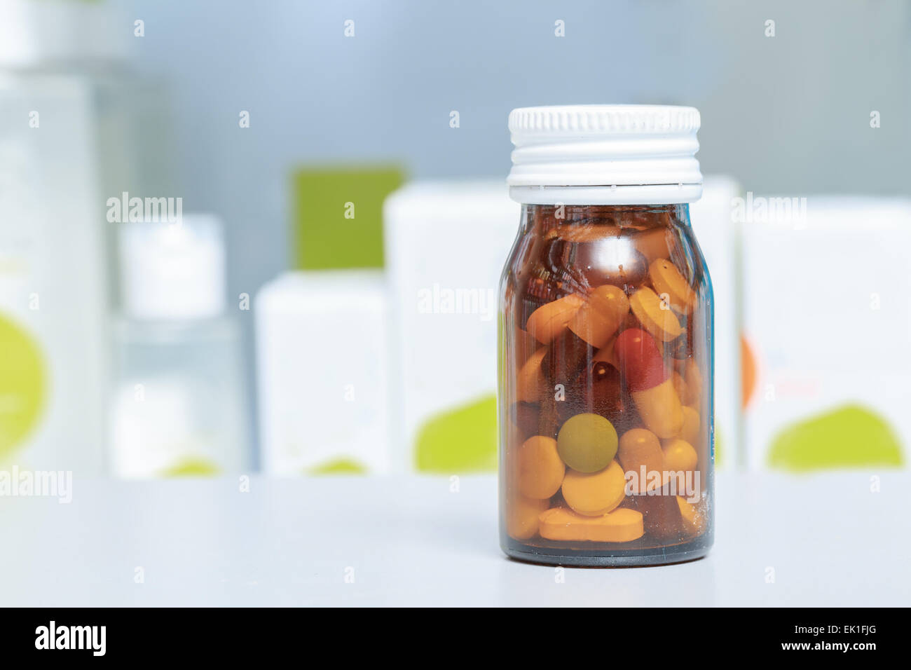 Medicines in a drug store Stock Photo - Alamy
