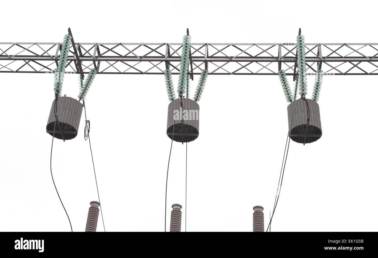 Electric coil insulation and wires Stock Photo - Alamy