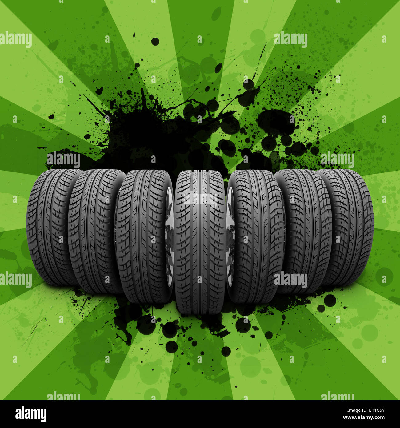 Car wheels. Abstract background Stock Photo - Alamy