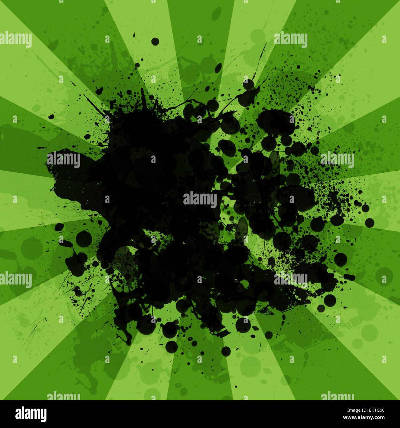 Splodge green paint hi-res stock photography and images - Alamy
