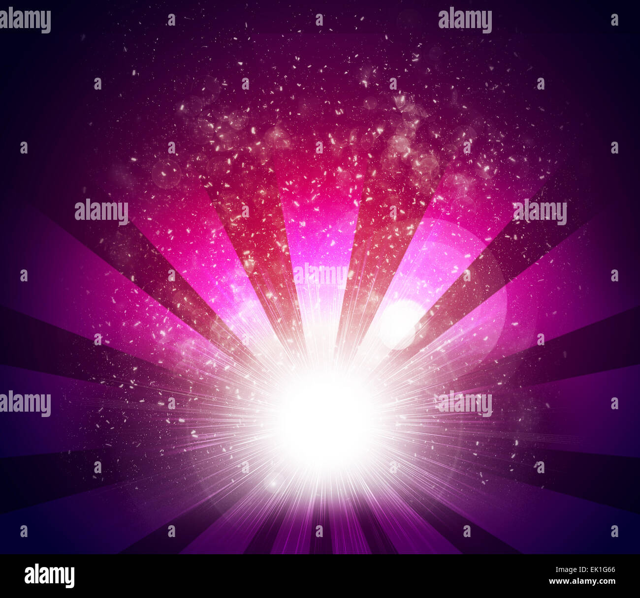 Abstract red background is magic lines and stripes at center Stock ...