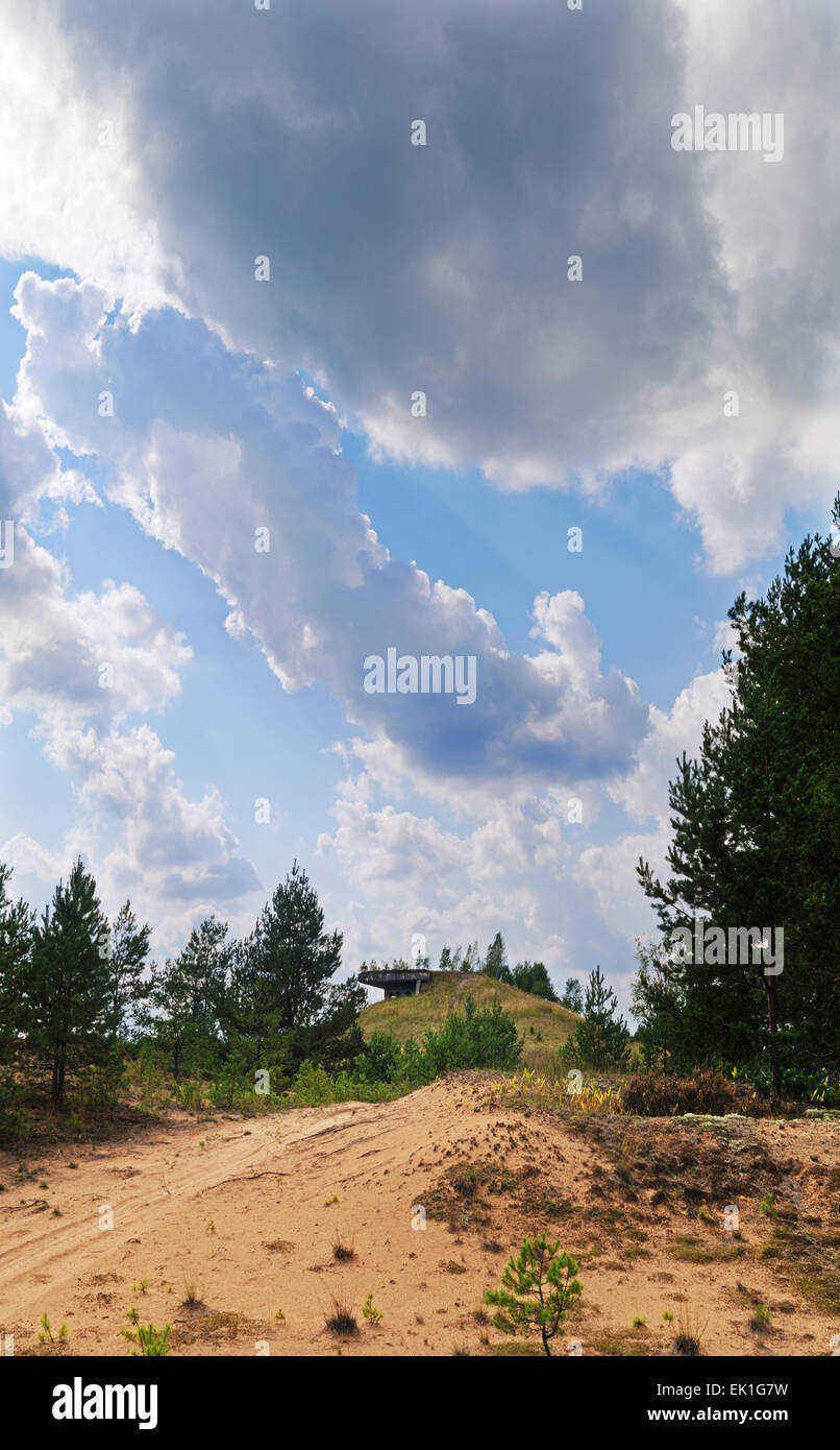 Command observation post on the former ground "Dretun"- "Abashin's ...