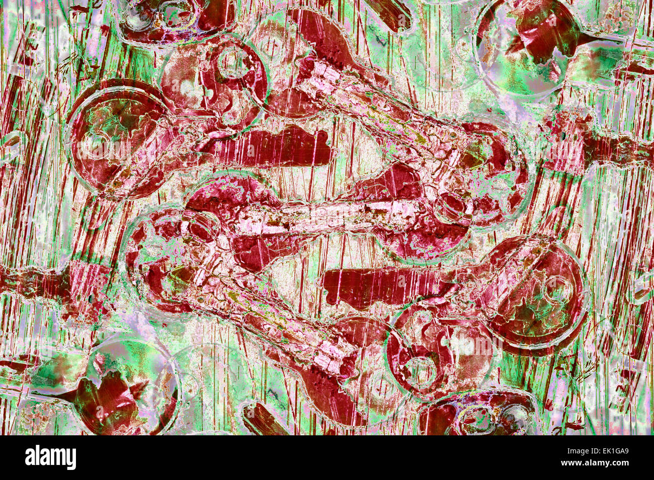 Abstract key prints Stock Photo - Alamy