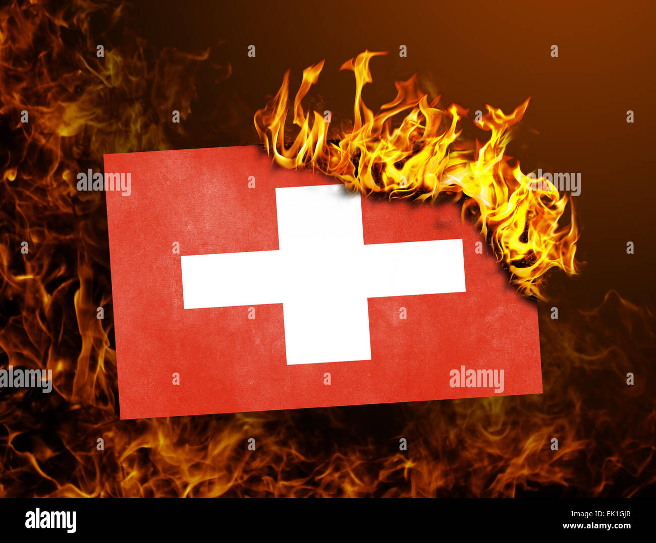 Flag of switzer hi-res stock photography and images - Alamy