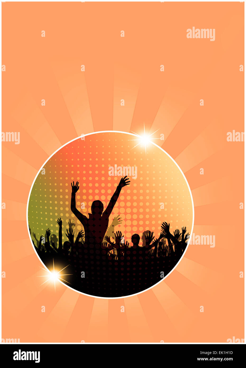 Party invitation poster or flyer background with space Stock Photo - Alamy