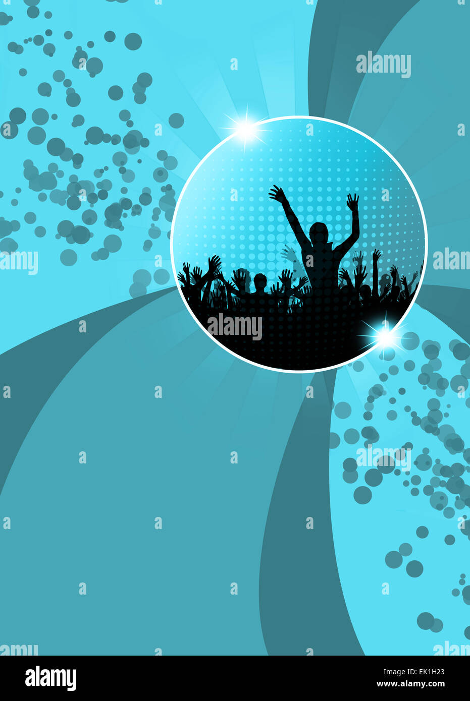 Party invitation poster or flyer background with space Stock Photo - Alamy