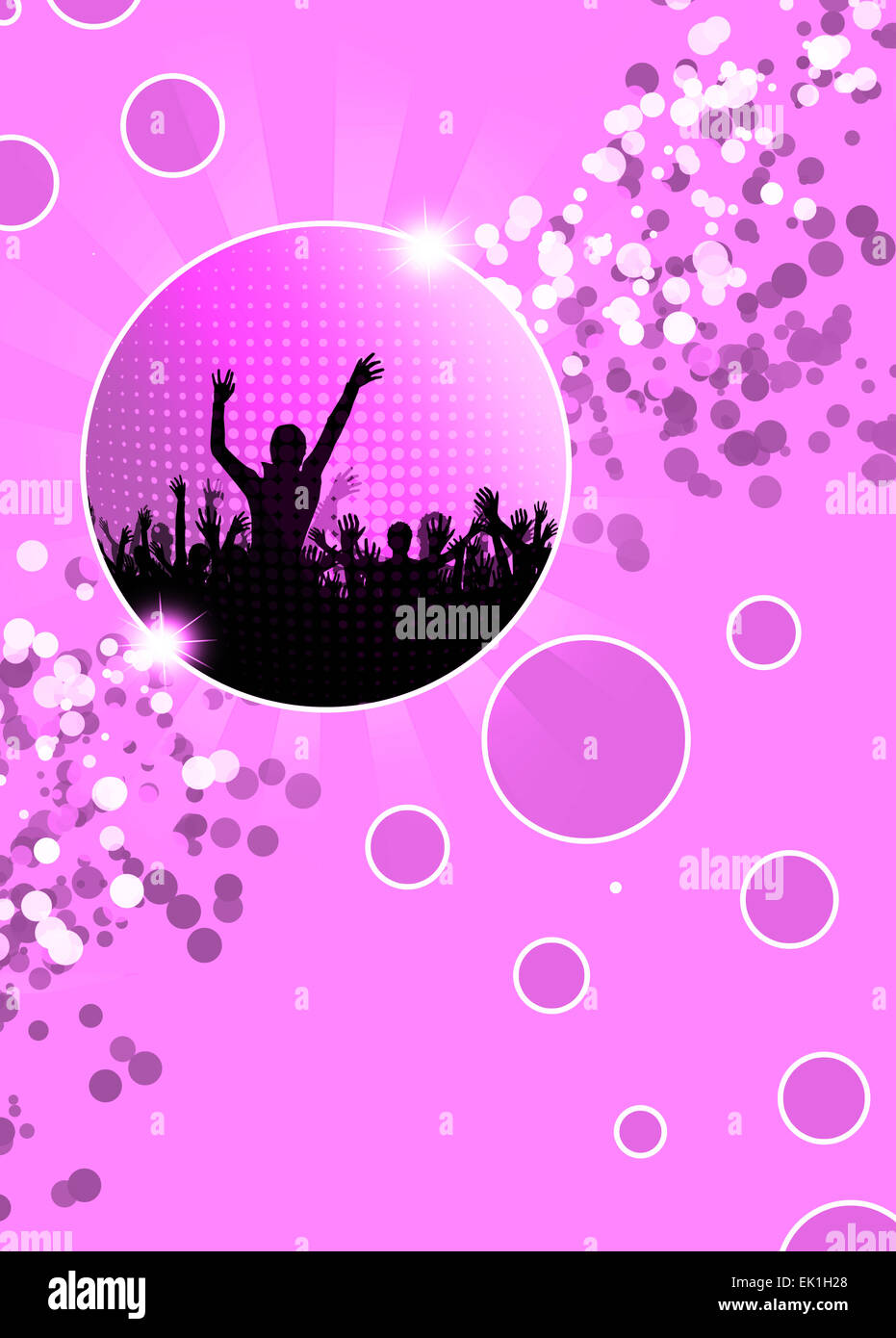 Party invitation poster or flyer background with space Stock Photo - Alamy