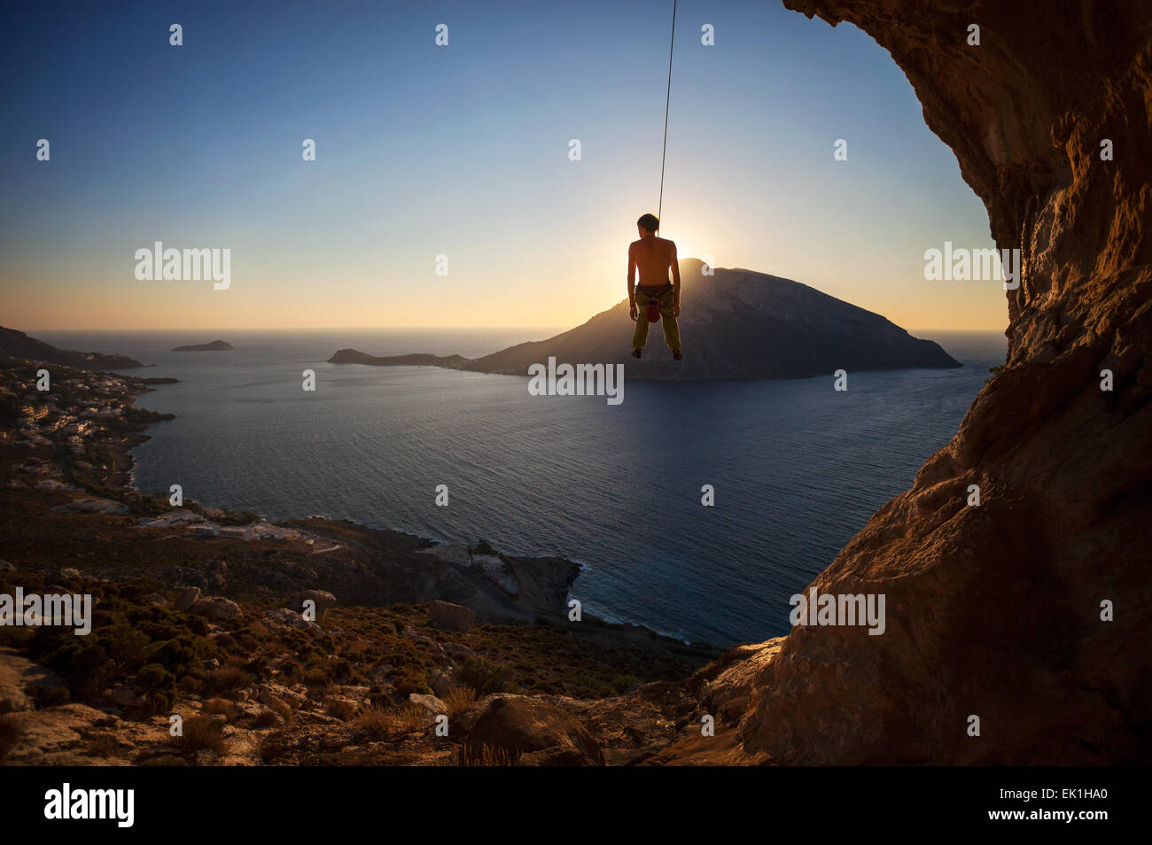Man falling down mountain hi-res stock photography and images - Alamy