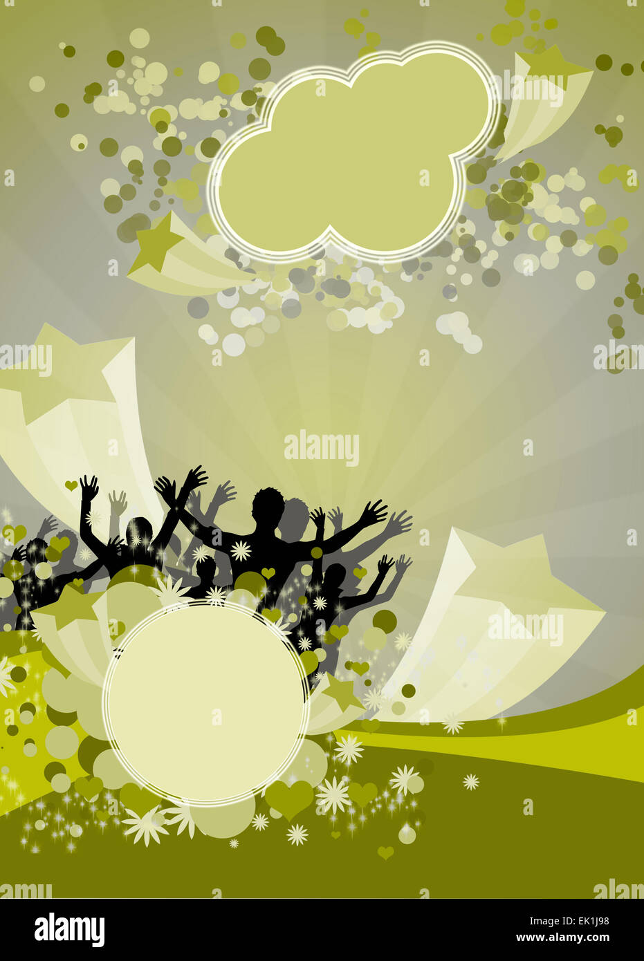 Party invitation poster or flyer background with space Stock Photo - Alamy